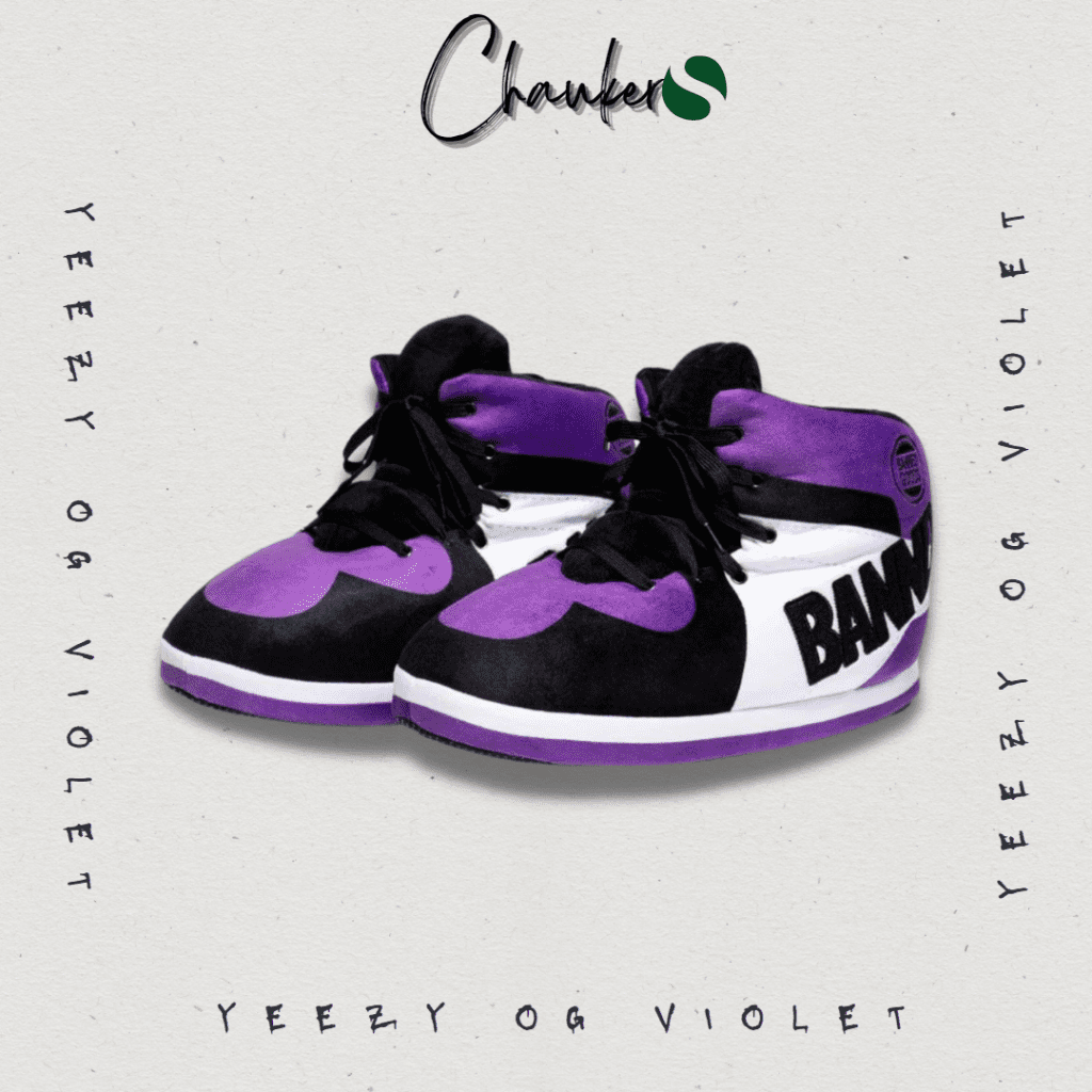Chausson Sneakers Yeezy OG Violet | Chaukers